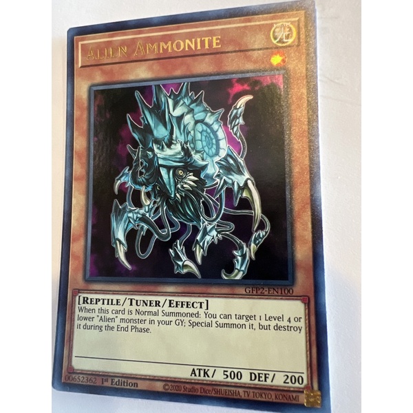 Yugioh English tcg Alien Ammonite - GFP2-EN100 - Ultra Rare - 1st ...