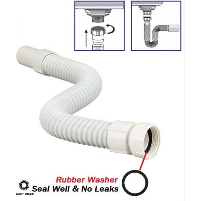 Flexible Uni-Trap for Kitchen Sink (For Our Sink Set Only) | Shopee ...