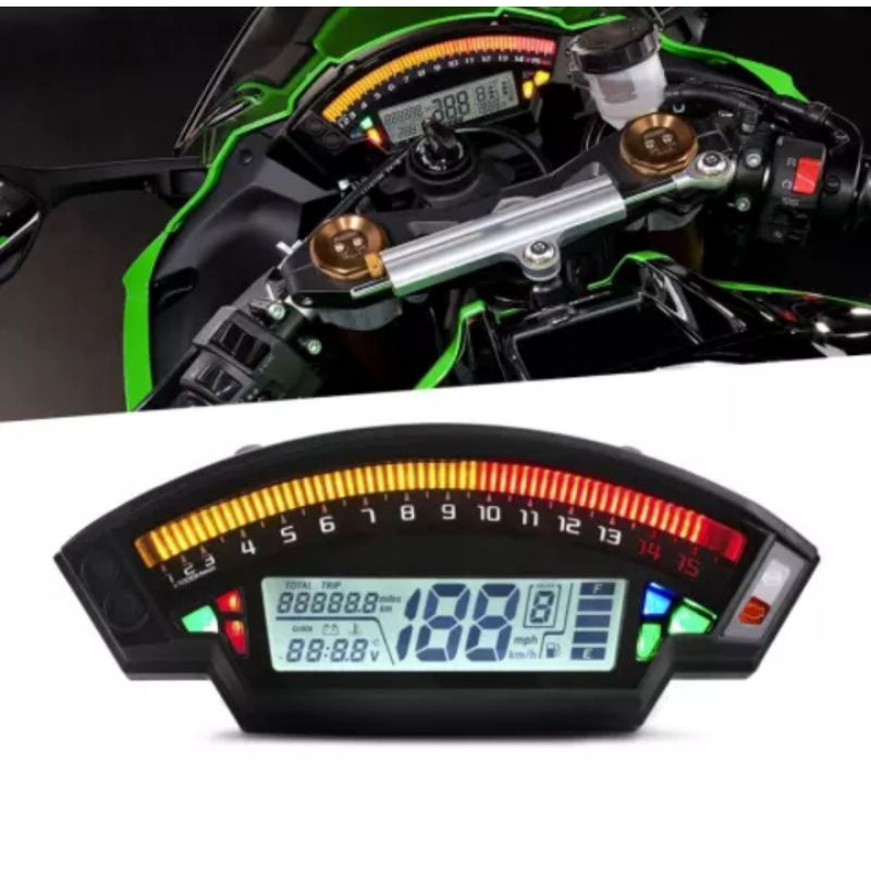 Digital NINJA SPEEDOMETER MODEL ZX10 | Shopee Malaysia