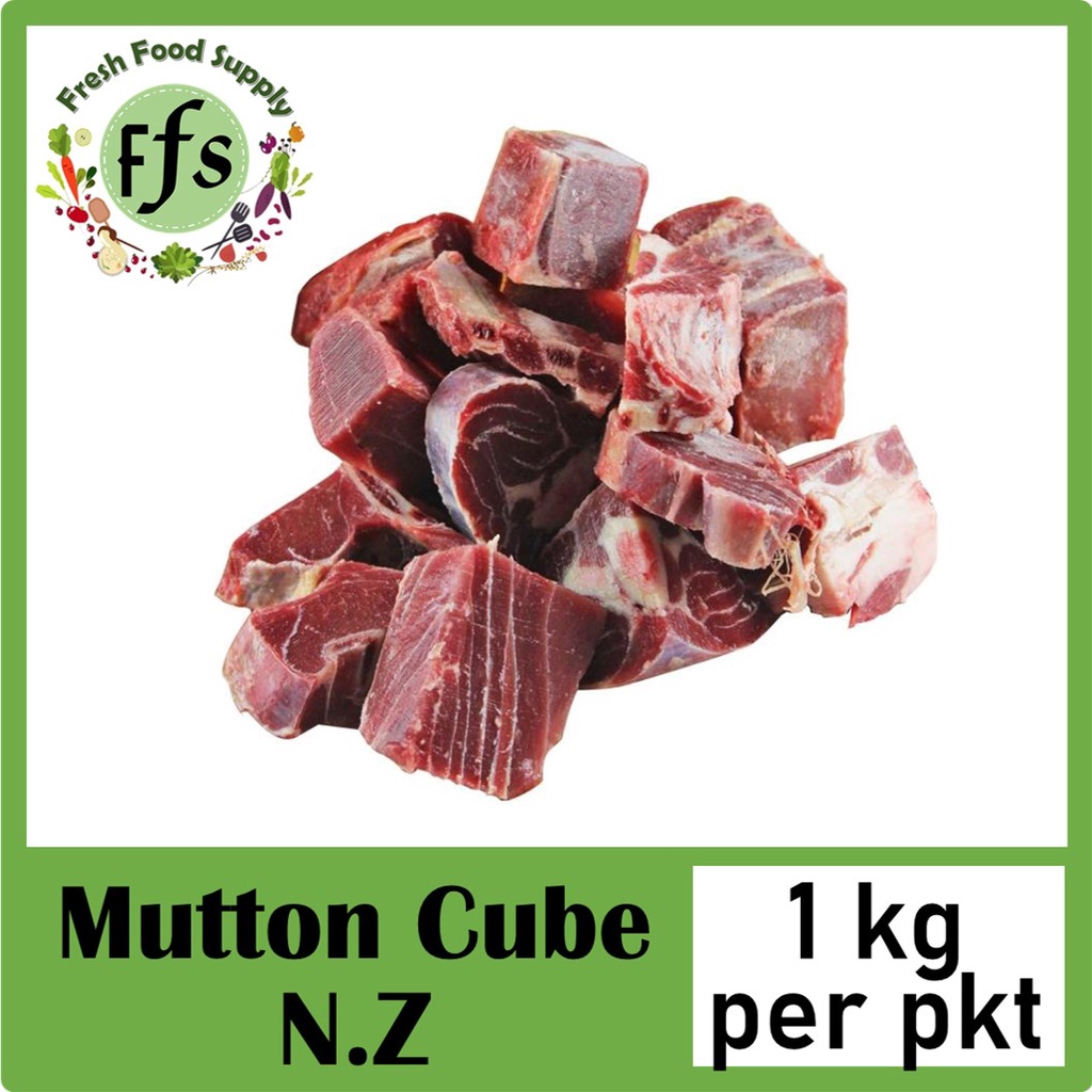 FROZEN MUTTON CUBE NZ 1KG | Shopee Malaysia