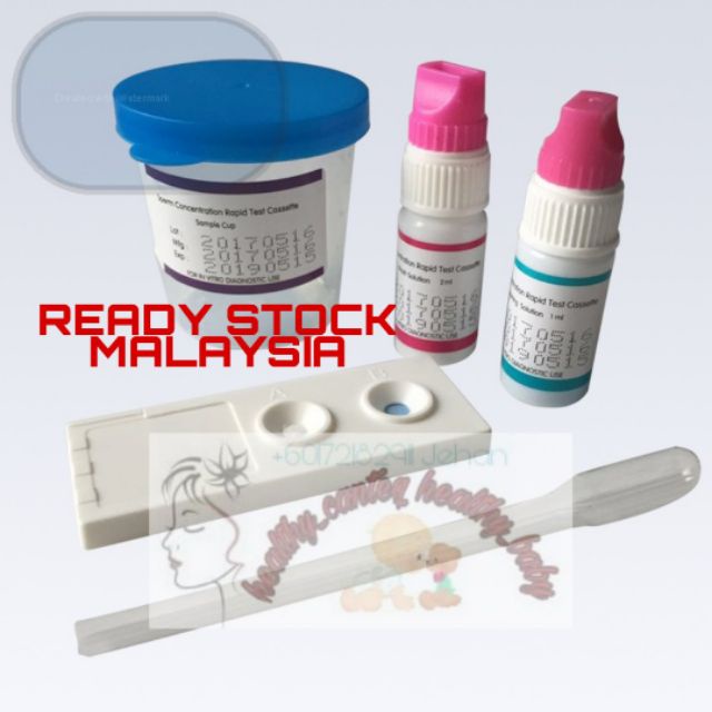READY STOCK MALAYSIA Sperm Count Test Kit (Uji Kesuburan Suami ...