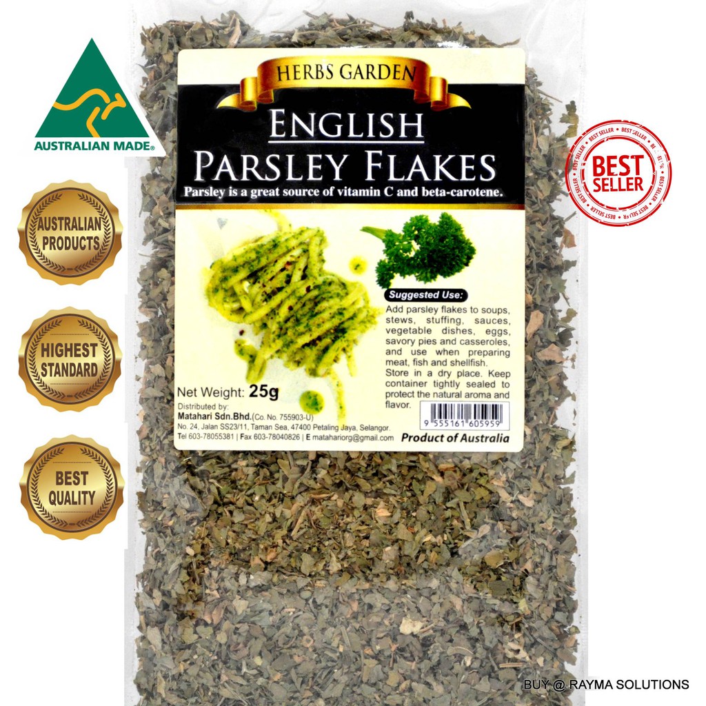 MH FOOD English Parsley Flakes 25g (Twin Pack) | Shopee Malaysia