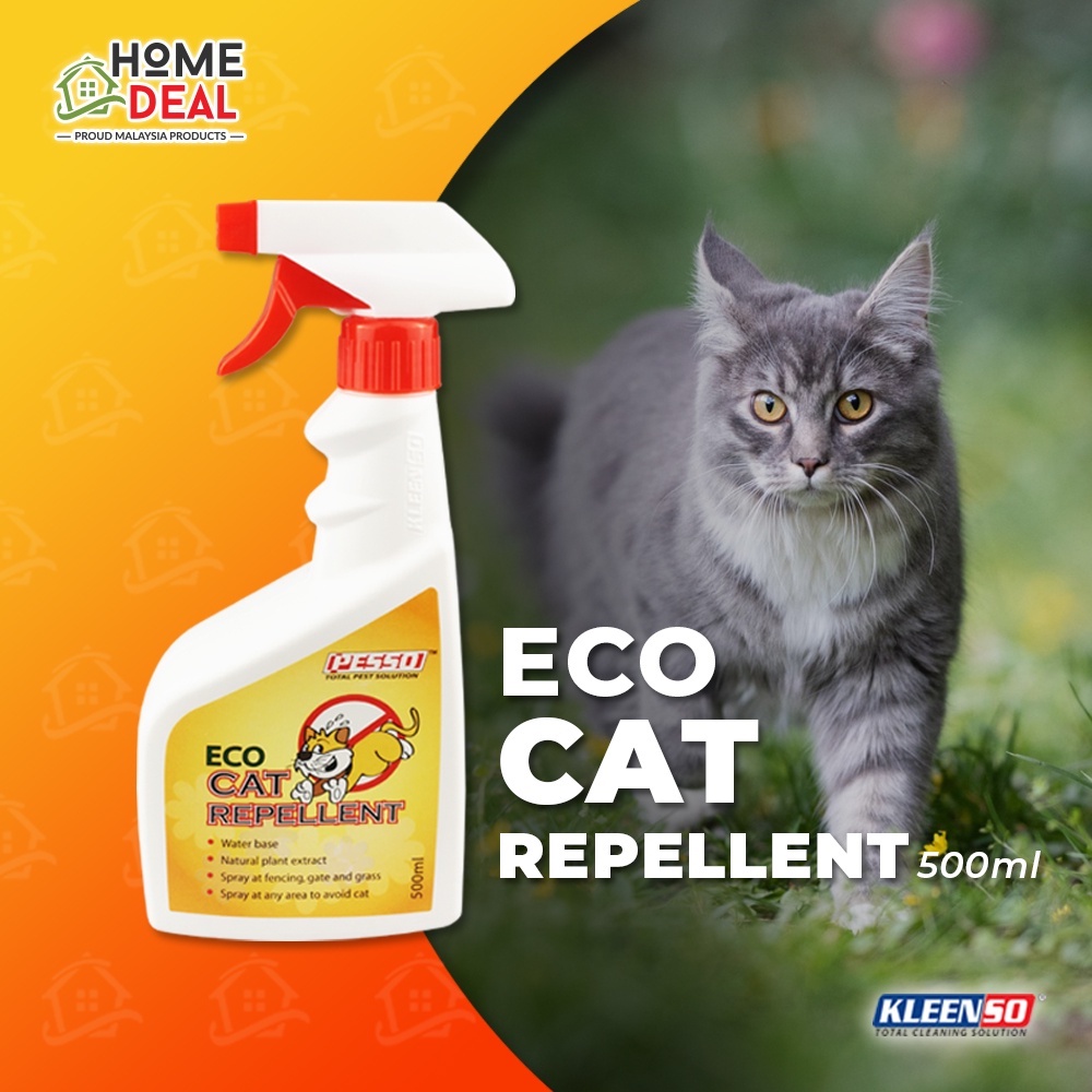 Kleenso Pesso Eco Cat Repellent 500ml Penghalau Kucing Spray Anti ...