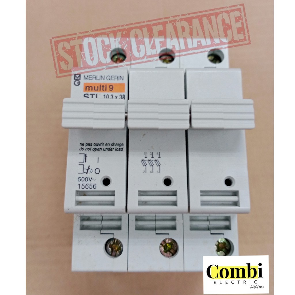 MERLIN GERIN 3P FUSE HOLDER ONLY | Shopee Malaysia
