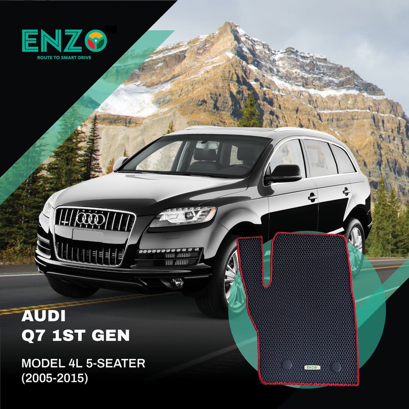 Audi Q7 1st Gen Model 4L 5-Seater - Enzo Customised Car Mat | Shopee ...