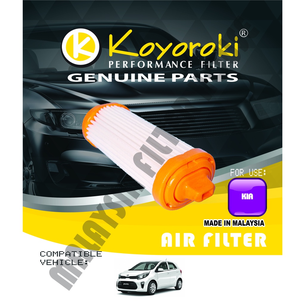 KIA PICANTO/MORNING(JA) PENAPIS AIR FILTER RKI-G6000-U 28113-G6000 ...
