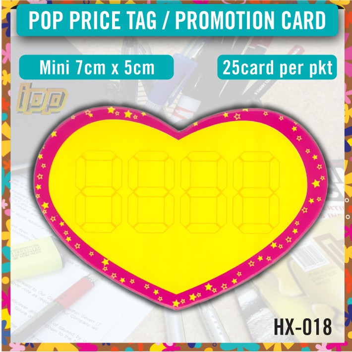 POP Price Tag Promotion Cards / Thumbs Up Pop Price Tags / Jualan Tag ...