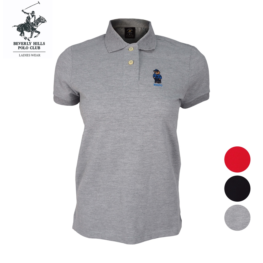 BHPC Women Polo Short Sleeve Shirt Bear Collection | Shopee Malaysia