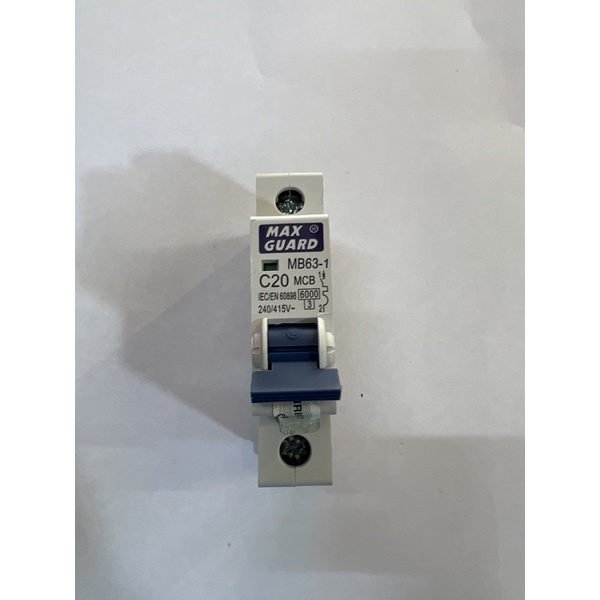 [SIRIM APPROVED] MAXGUARD MCB 1 POLE MCB 6A 10A 16A 20A 32A Miniature Circuit Breaker | Shopee ...