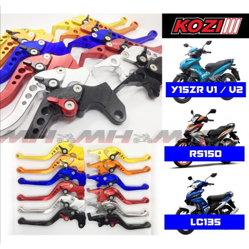 Alloy Brake clutch lever set y15zr / Rs150 / Lc135 / yamaha Y15zr v1 | Shopee Malaysia