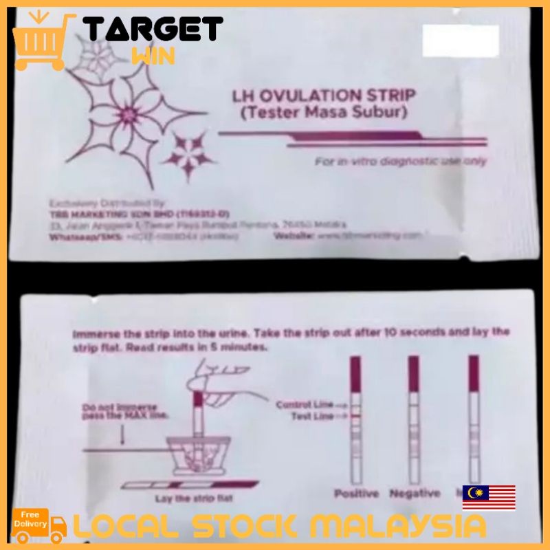 Test Tester Immediately Pregnancy Pregnant OPK Ovulation Strip Uji ...
