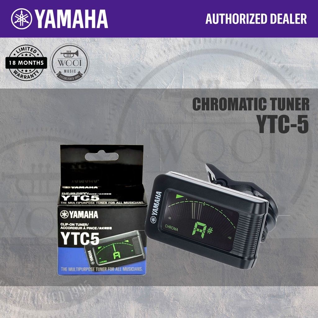 Yamaha YTC-5 Chromatic Clip On Tuner YTC5 Guitar Tuner (Guitar, Bass, Ukulele, Violin) | Shopee ...