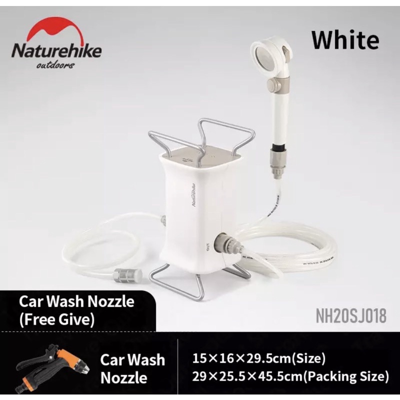 Naturehike Outdoor Camping Shower 2 In 1 Vehicle-Mounted Shower ...