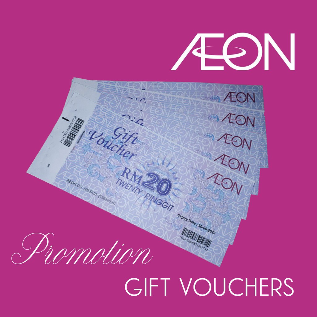 AEON VOUCHER RM20/RM10 EACH. EXPIRE 31-03-2025 | Shopee Malaysia