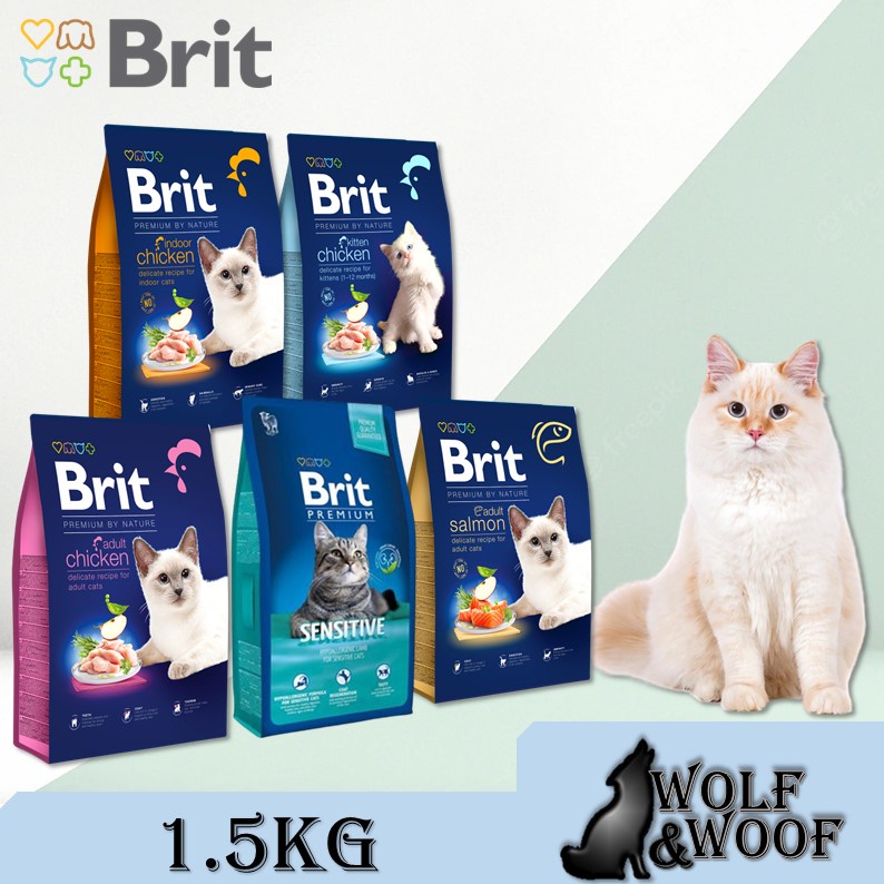 Brit Premium Cat Dry Food 1.5kg /Migliorgatto Cat Food 2KG - (Brit ...