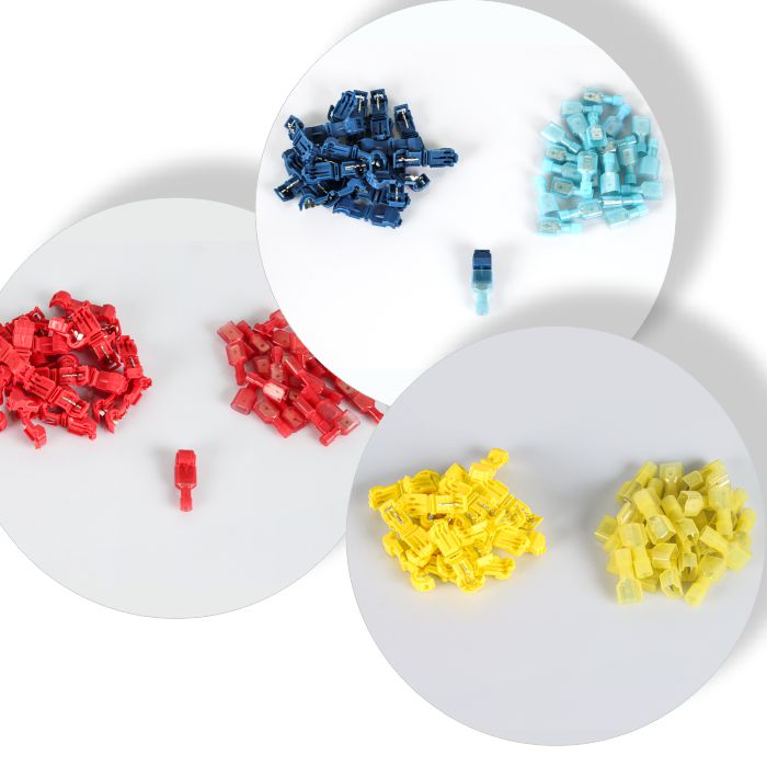 T-type non broken fast wire terminal connector fast clip connector ...