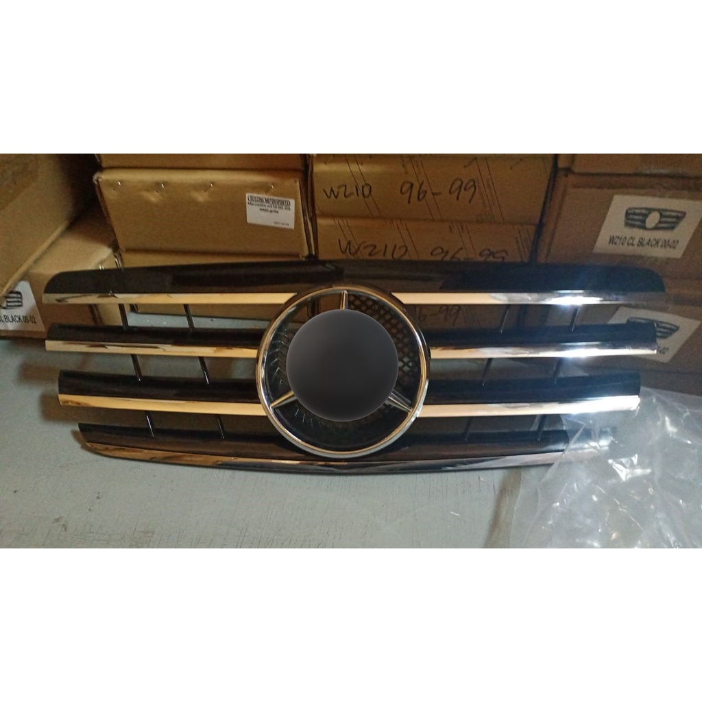 Mercedes Benz W210 96-99 Prefacelift style Grill | Shopee Malaysia