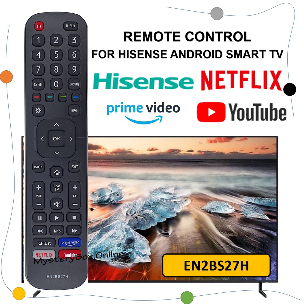 Hisense AVAILABLE | Remote Control Flat Panel LED LCD Android Smart TV ...