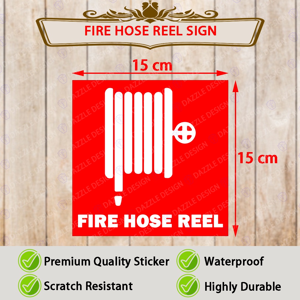 [ FIRE SAFETY STICKER] FIRE HOSE REEL STICKER / PELEKAT GEGULUNG PAIP ...