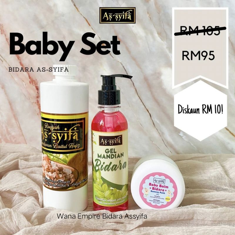 BABY SET BIDARA AS-SYIFA 💯 ORIGINAL HQ | Shopee Malaysia