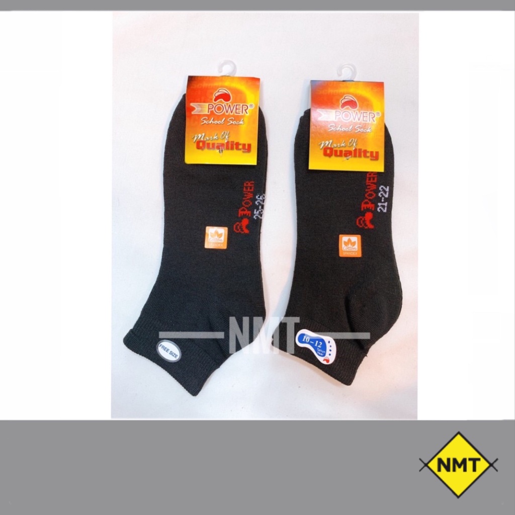 (POWER) Stokin hitam sekolah yang berkualiti/Stoking Pendek 1 Pasang ...