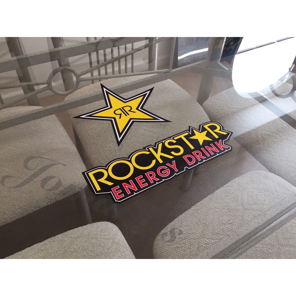 x2 Mix Authentic Rockstar Energy Drink Stickers Decal Logo BMX ...