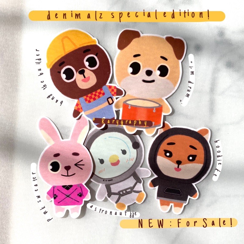 [ASONAL!] Day6 Denimalz Fanart Sticker - Special Edition | Shopee Malaysia