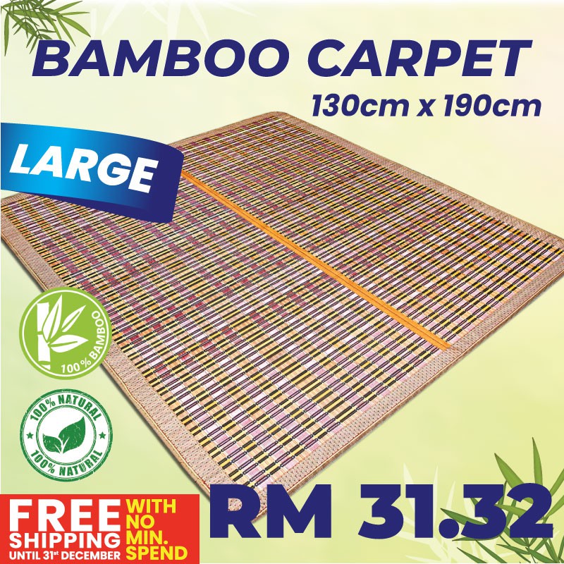 Fast shipping bamboo mat Tikar Buluh moden Karpet VIP XL bamboo mat ...
