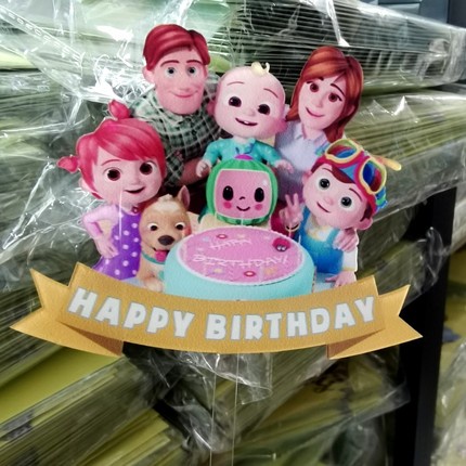 [Ready Stock] Super jj cake topper decoration cocomelon cake topper ...