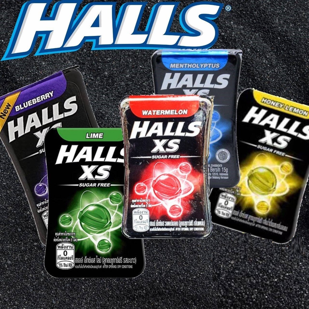 Halls Xs Sugar Free Mint Candy 15gm | Shopee Malaysia
