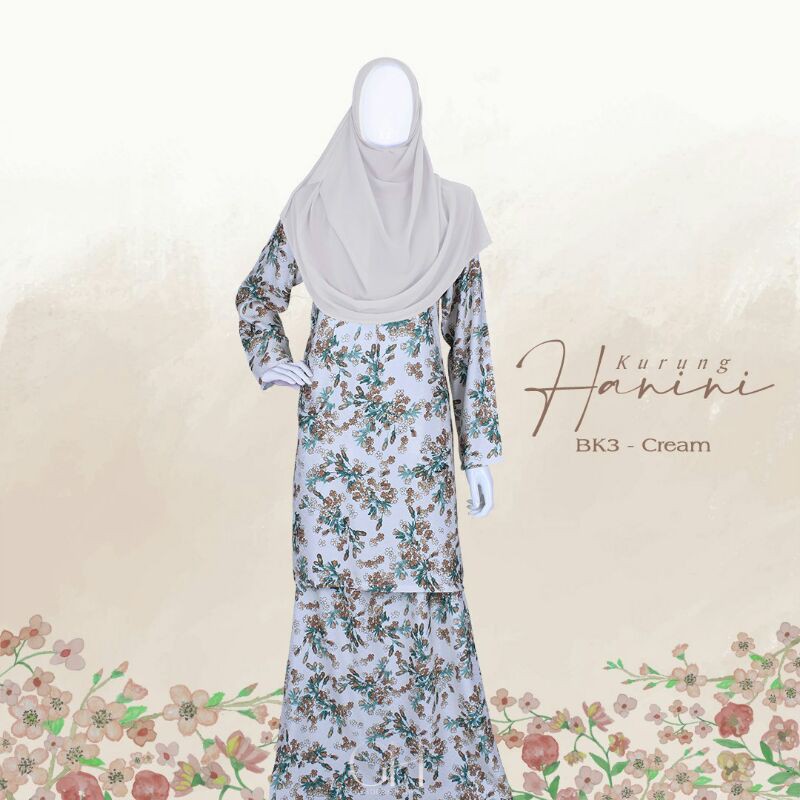 [S - 5XL] BAJU KURUNG BERBUNGA BUNGA FLORAL MURAH CORAK PLUSSIZE PLUS ...