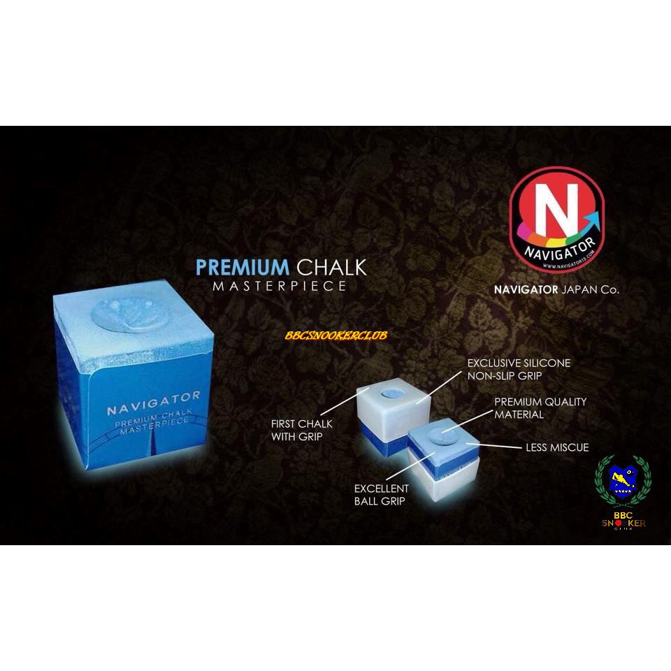 Original 🇯🇵 NAVIGATOR Premium Snooker Cue Chalk | Shopee Malaysia