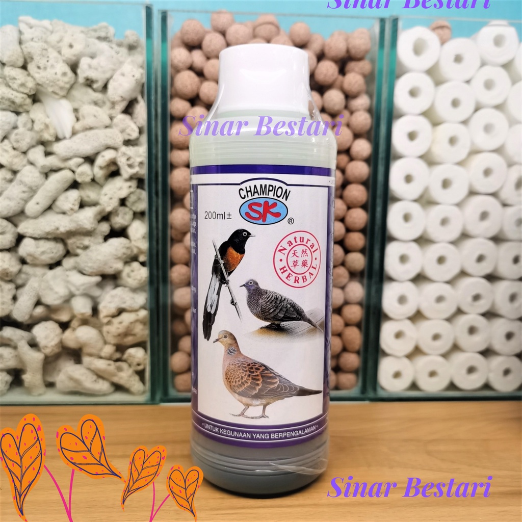 Sk Champion burung ayam vitamin and ubat herbal selesema mata anak Ayam ...