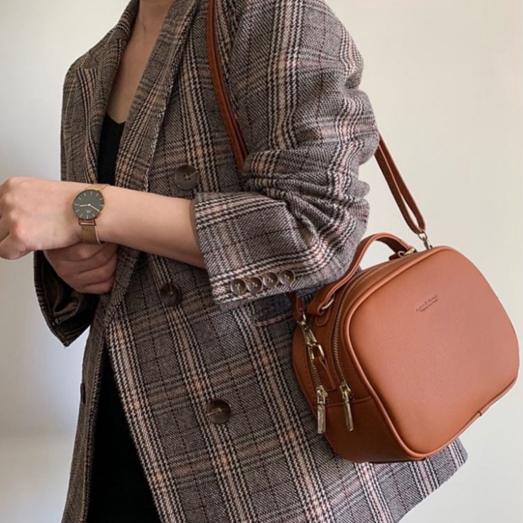 Women's sling bag casual diagonal handbag large shoulder handbeg wanita ...