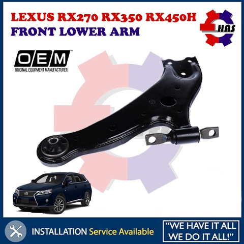 LEXUS RX270 RX350 RX450H GGL10 GGL15 GYL15 2008-2015 FRONT LOWER ARM ...