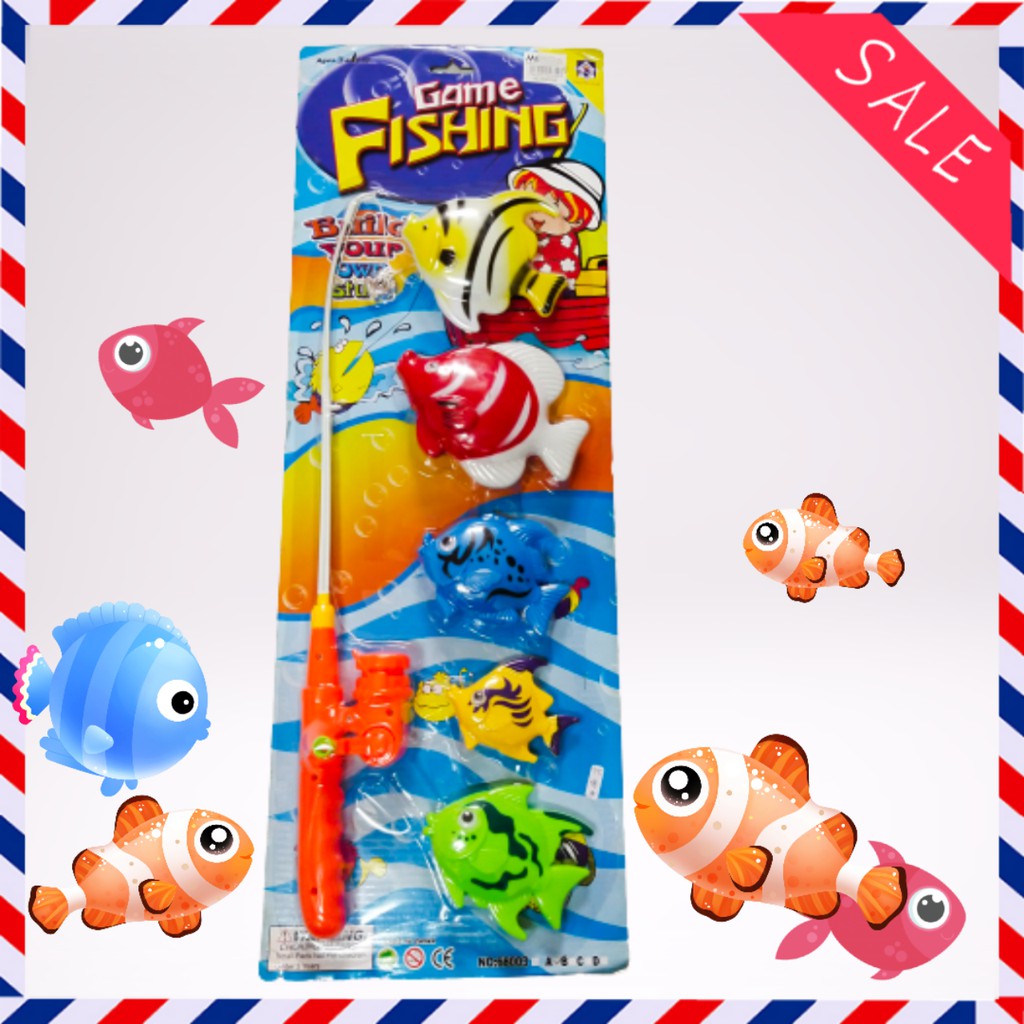 (READY STOCK) LITTLE SHOP Kids Fishing Toys Permainan Memancing Kanan ...