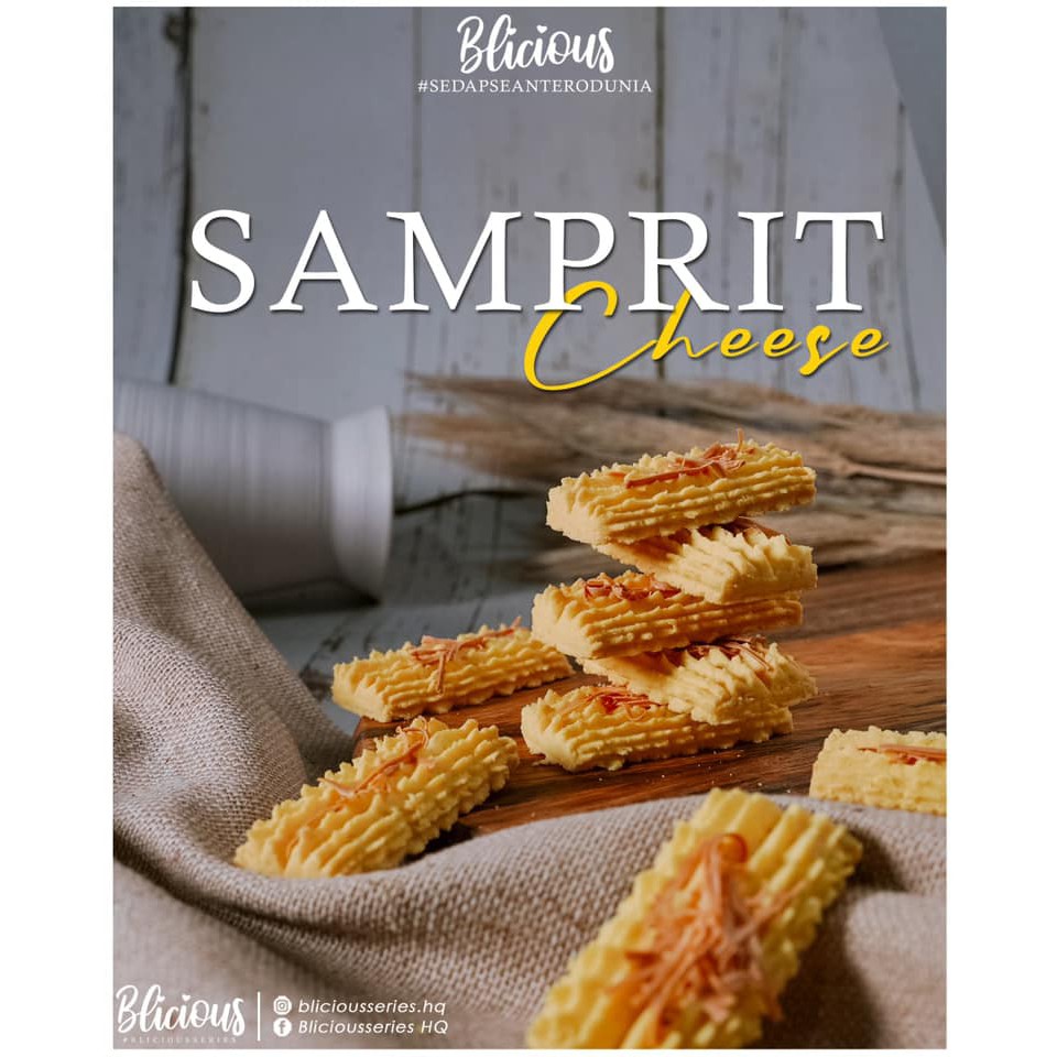 READY STOCK Samprit Cheese Kuih Biskut Raya Viral by Blicious Series ...