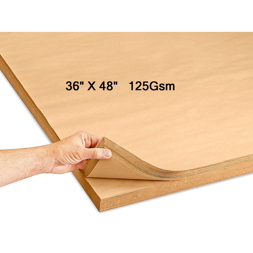 36" X 48" 125g Kraft Paper 1Sheet 牛皮纸 | Shopee Malaysia