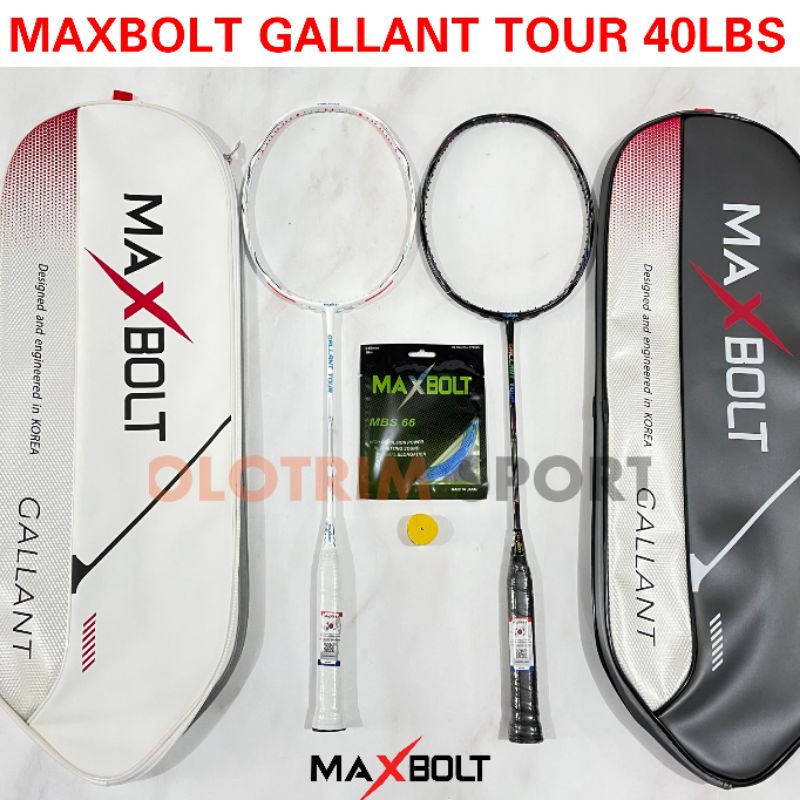 Badminton Racket MaxBolt Gallant Tour 43lbs Original | Shopee Malaysia