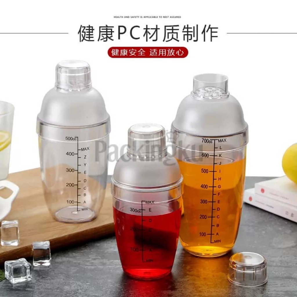 (READY STOCK)PC SHAKER 500ML 700ML 1000ML - FOR BUBBLE MILK TEA USE | Shopee Malaysia