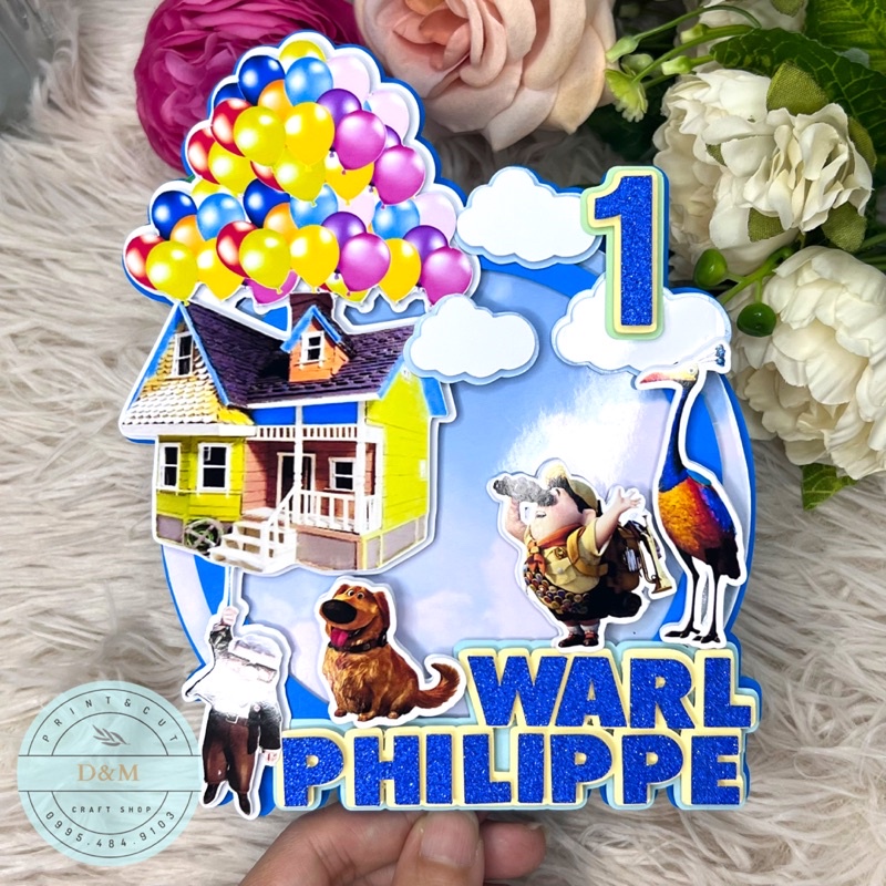 3D Cake Topper Up the movie theme | Shopee Malaysia