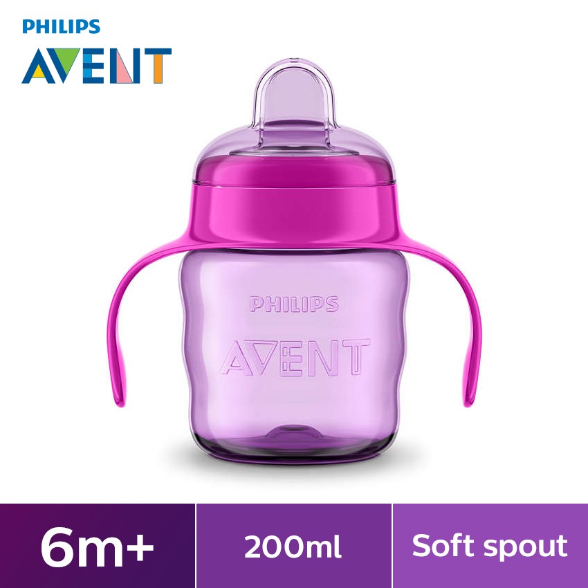 Philips Avent Easy Sip Spout Cup - Girl (7oz/200ml) SCF551/03 | Shopee ...