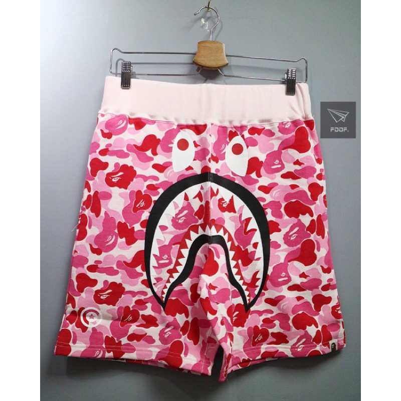 Fdof Bape Abc Camo Pink Camouflage Shark Cotton Pants Japan | Shopee ...