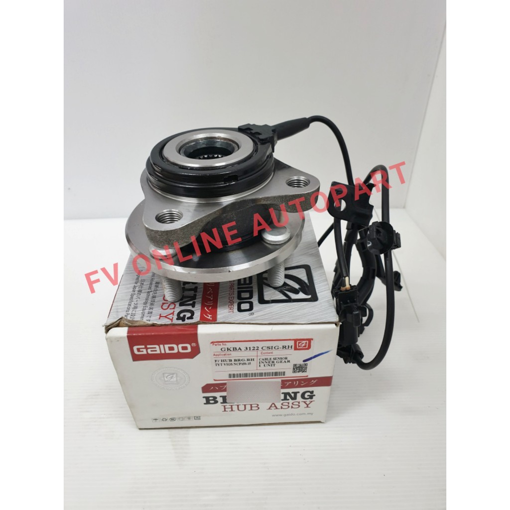GAIDO - FRONT WHEEL BEARING HUB TOYOTA VIOS NCP150, NCP151, YARIS ...