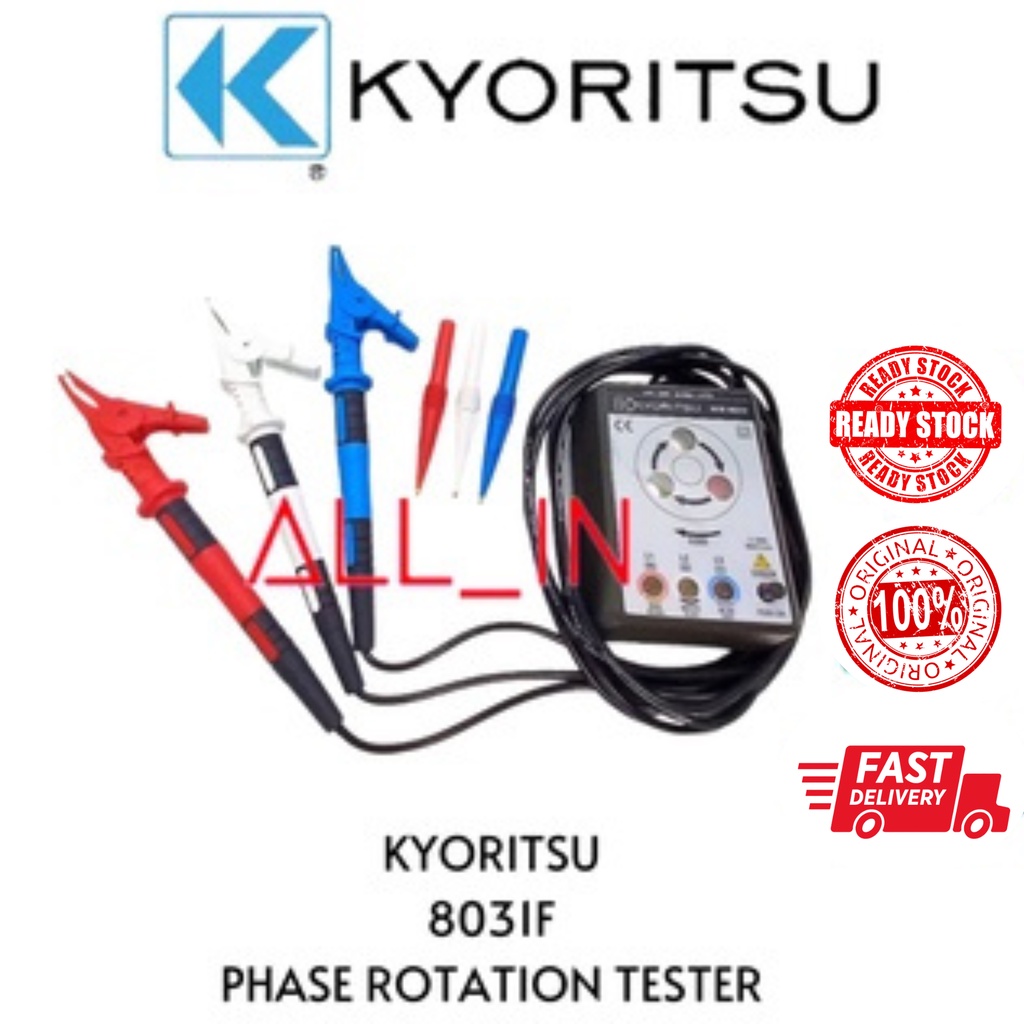Kyoritsu KEW 8031F Phase Indicators ~ Original 👍 12 Months Warranty 👍 ...