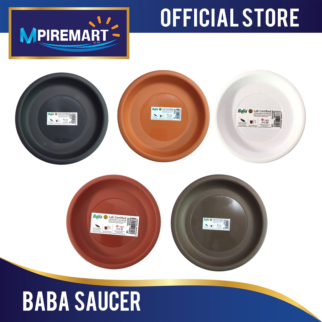Baba No.921 Plastic Pot Saucer / Pasu Pelapik Plastik | Shopee Malaysia