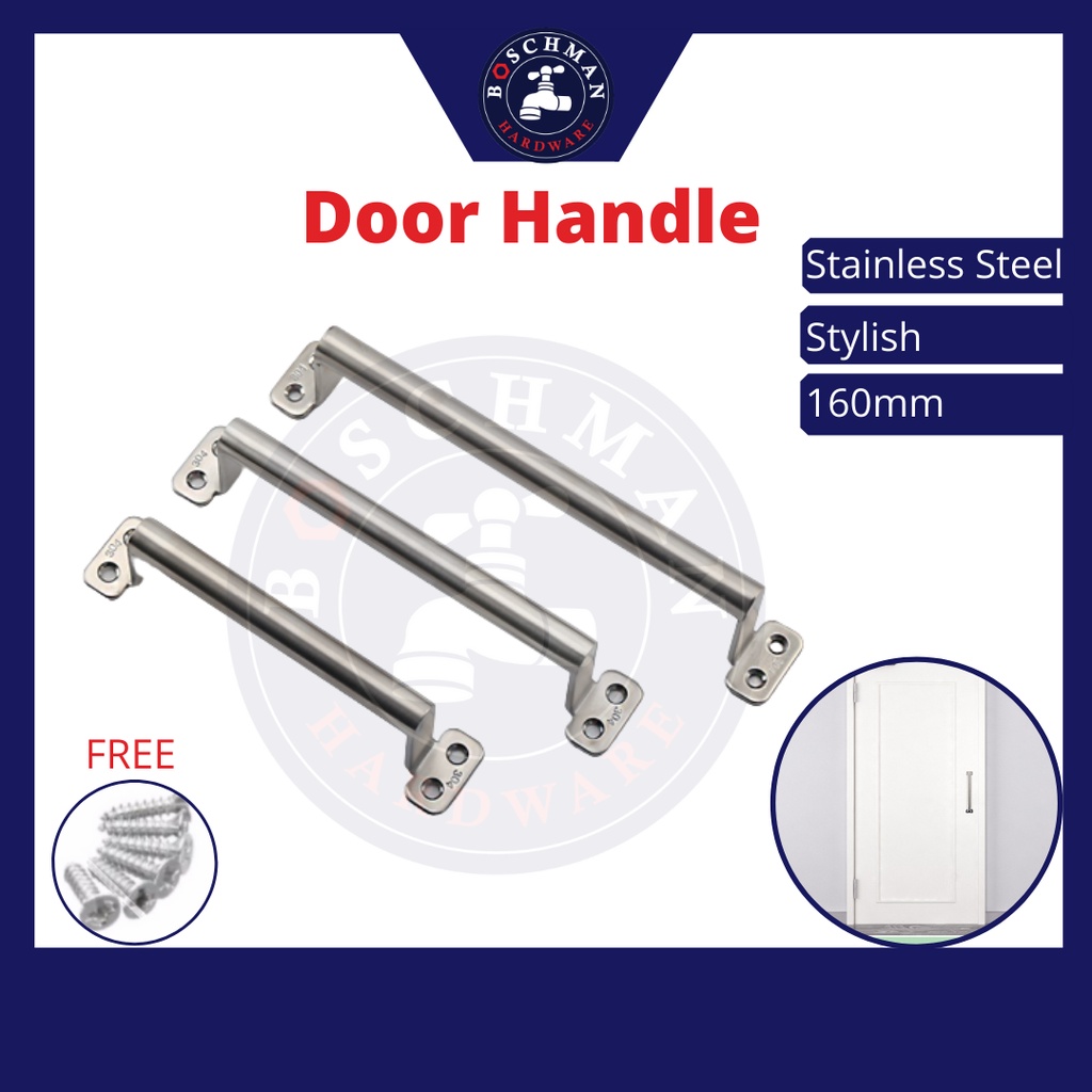 Solid Stainless Steel Door Handle Pull Handle Door Hardware Accessories ...