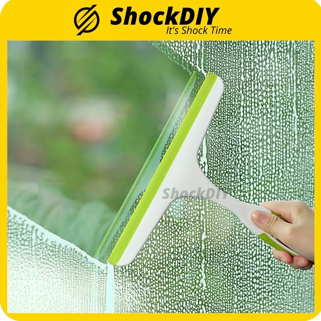 Window Scraper Soft Rubber Bathroom Glass Wiper Car Glass Cleaner ...