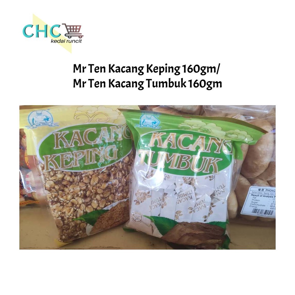 Mr Ten Kacang Keping/Kacang Tumbuk 160gm | Shopee Malaysia