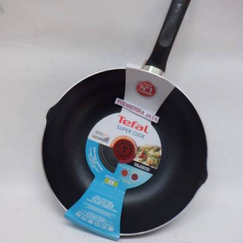 Tefal Super Cook Deep Frypan 28cm Original | Shopee Malaysia